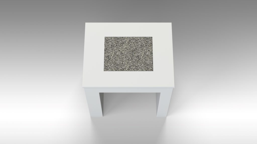 HPL Balance Table with Granite Slat - Kemmlit